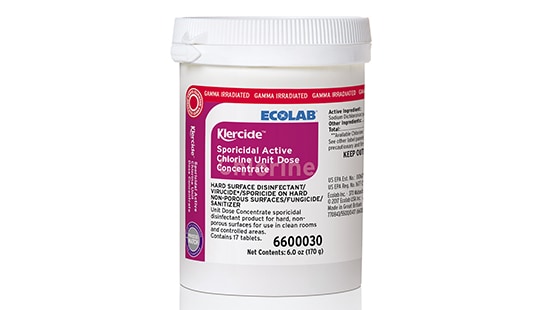 Klercide™ Sporicidal Active Chlorine Unit Dose Concentrate | Ecolab